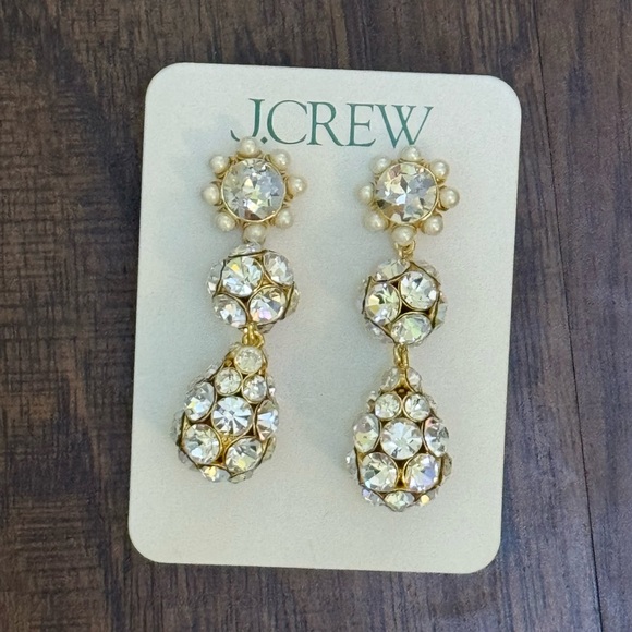 J. Crew | Jewelry | Jcrew Crystal Earring | Poshmark